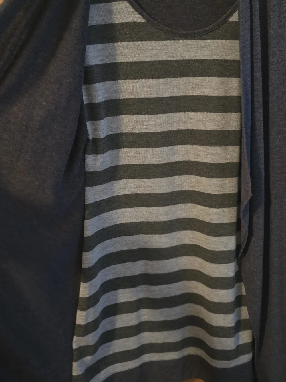 Delirious | Dresses | Charcoal Grey Dress Openfront Cardigan With ...